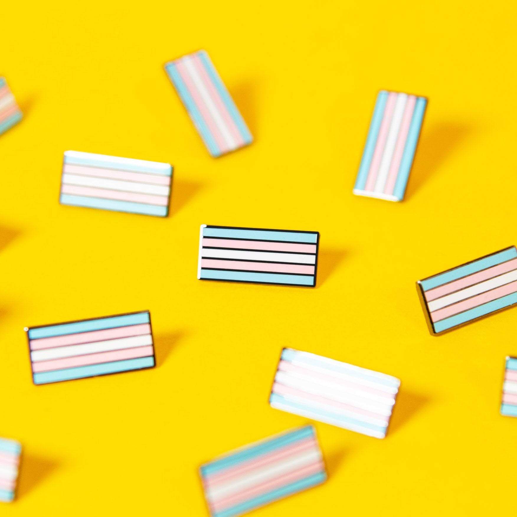 Trans Flag Enamel Pin by The Pin Prick – Emisil